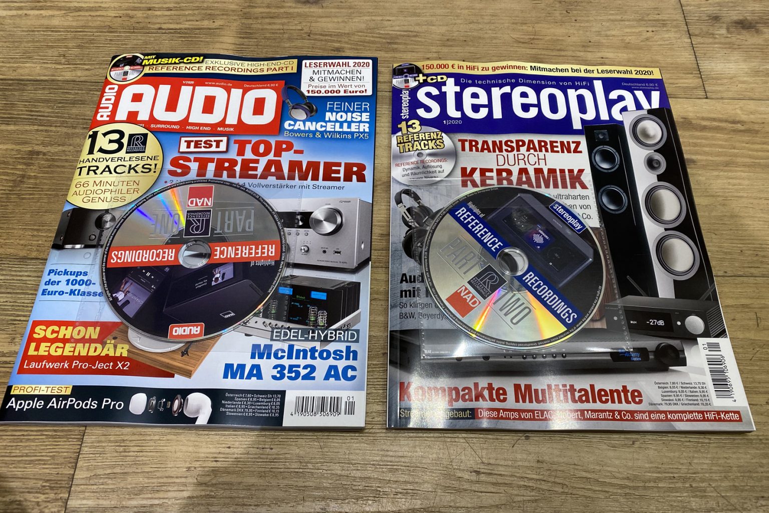 Reference Recordings: Heft-CDs in AUDIO und stereoplay – Sieveking Sound